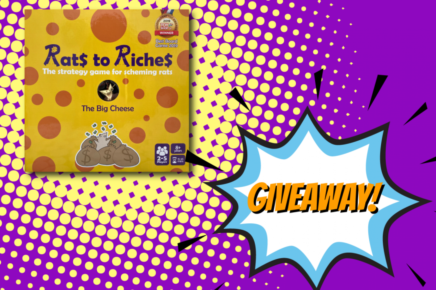 Rats to Riches Giveaway - Board Game Review