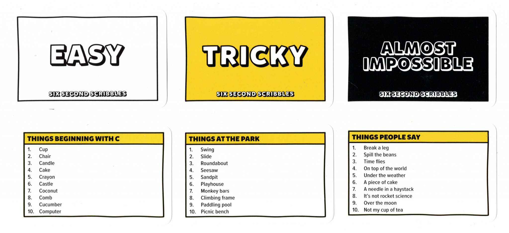 Six Second Scribbles Review - Board Game Review