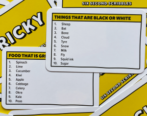 Six Second Scribbles Review - Board Game Review